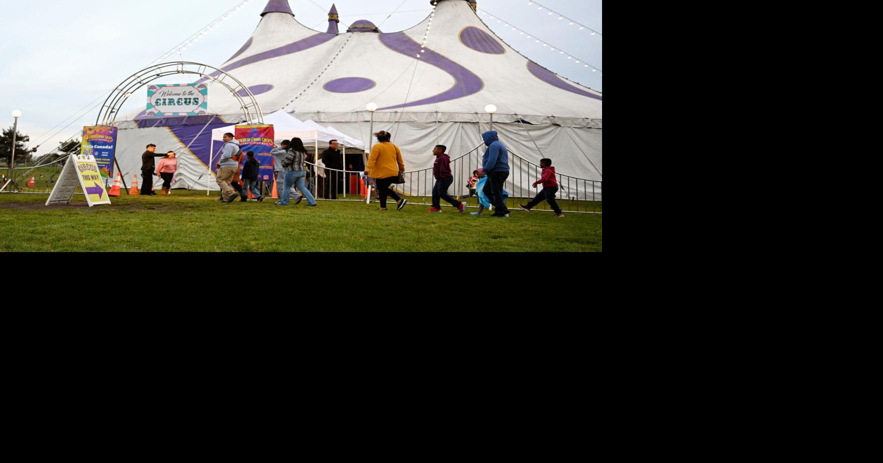 Hundreds turn out for American Crown Circus Osorio's Big Top ...