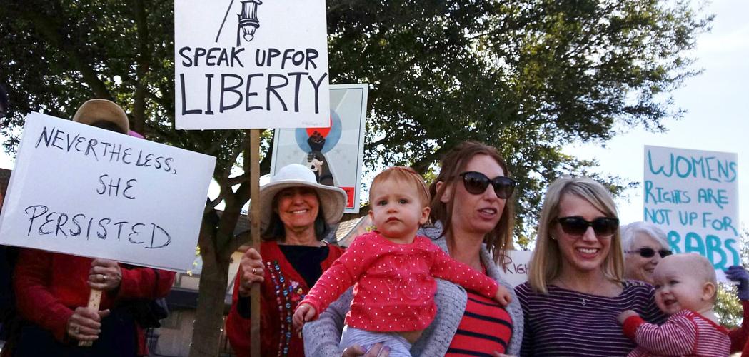 Women march in Solvang for International Women’s Day | Local news ...