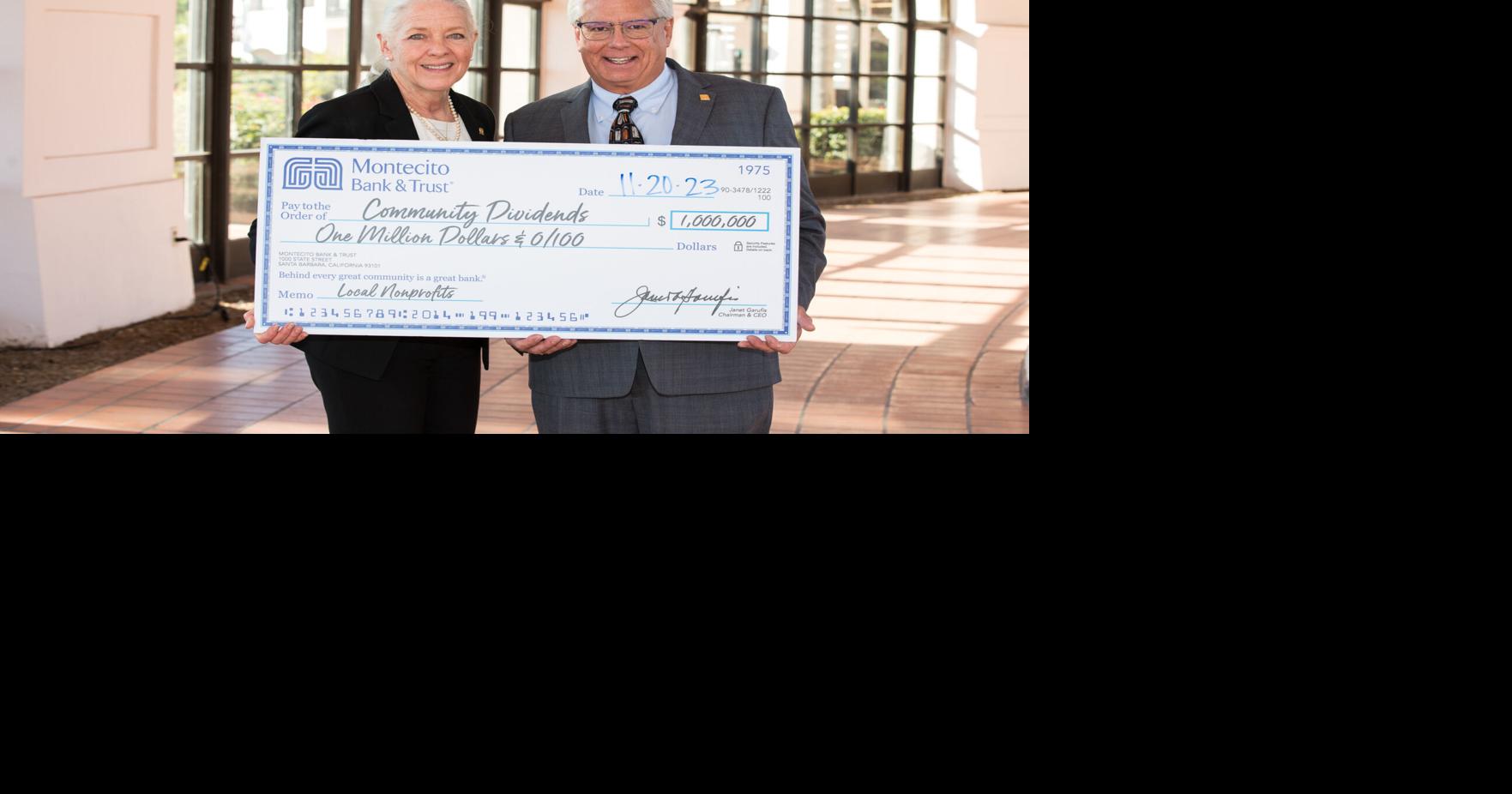 Montecito Bank and Trust awards $1.1 million in community dividends to ...