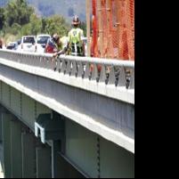 Construction suspended on Cold Spring bridge suicide barrier | Local ...