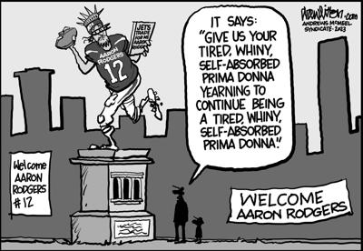 Editorial Cartoon: Welcome Rodgers | Editorial | syvnews.com