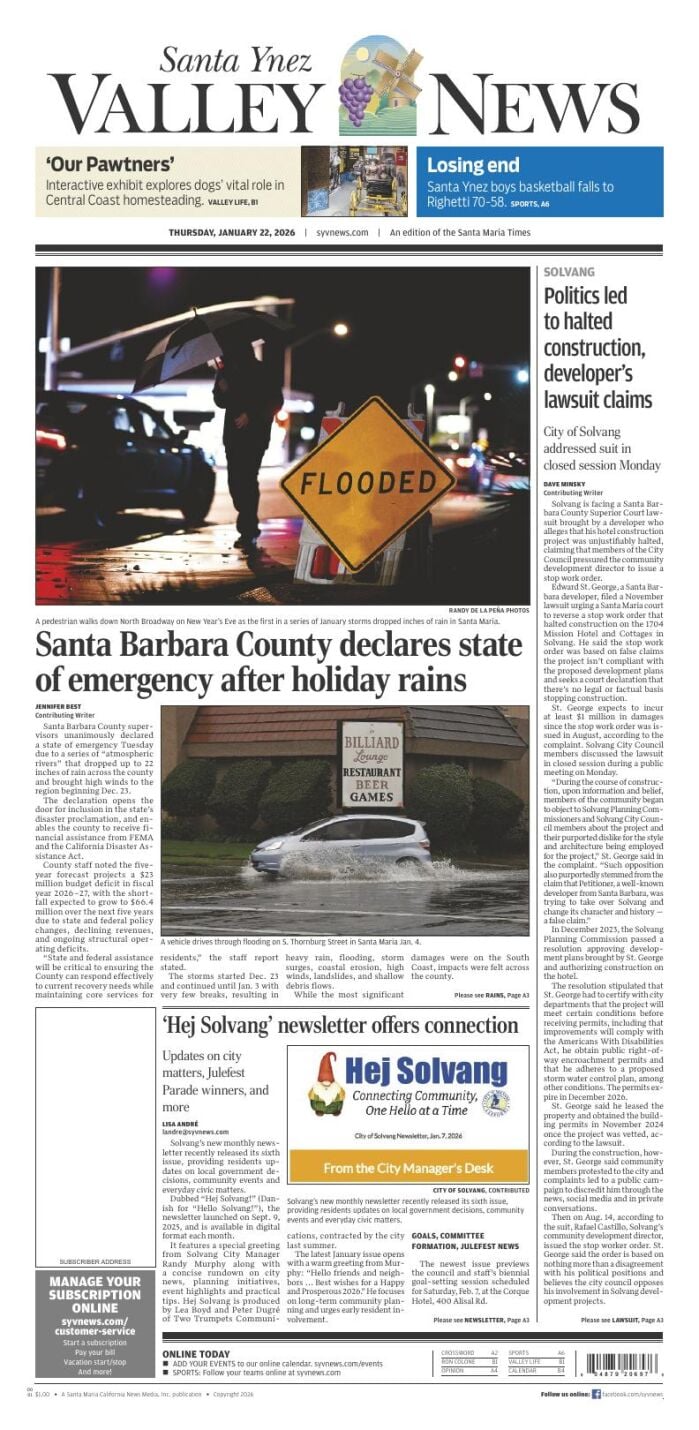 SY Band of Chumash Indians named 1 of 39 'Clean California' communities ...