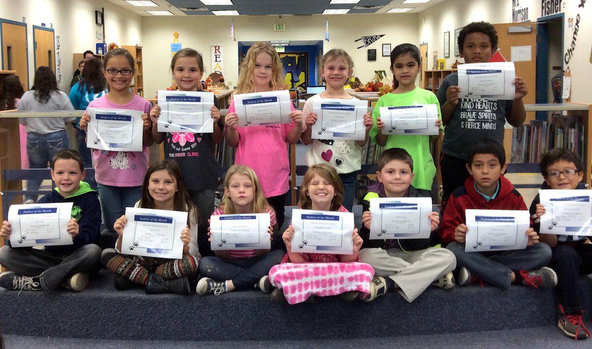 Cherokee Elementary School Students of the Month | Education News ...