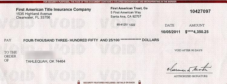 CCSO warns of check scam | Local News | tahlequahdailypress.com