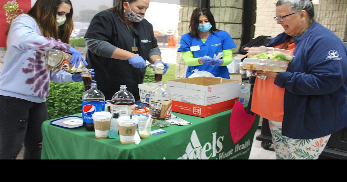 Health care agencies set up root beer float stand to show appreciation ...