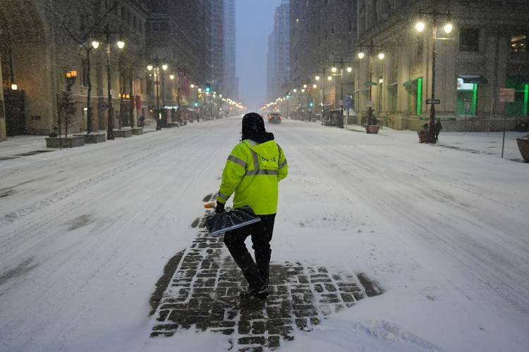 Massive winter storm dumps sleet, freezing rain and snow around much of ...