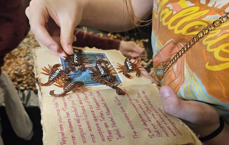 ESCAPE ROOM: Kids find clues to open a sarcophagus | News ...