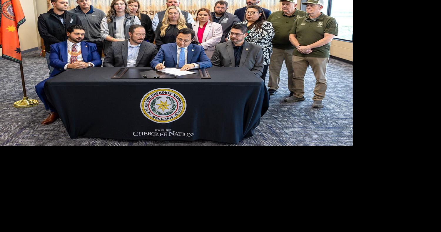 Hoskin signs 2025 Cherokee Nation Emergency Management Act into law ...