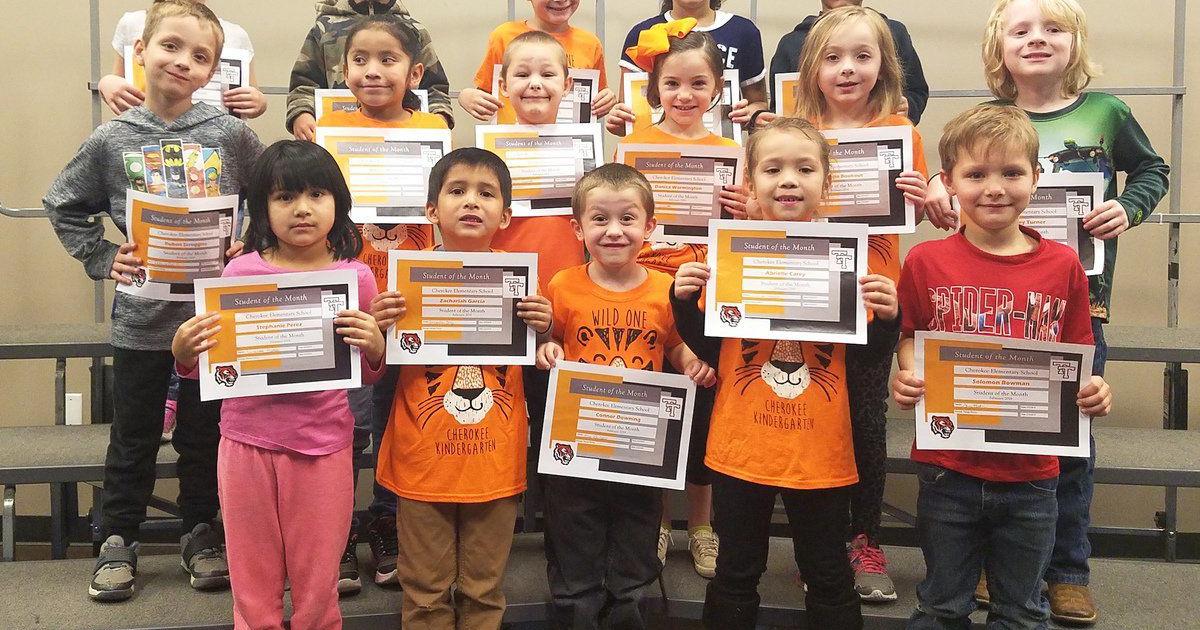 Cherokee Elementary Students of the Month | Education News ...