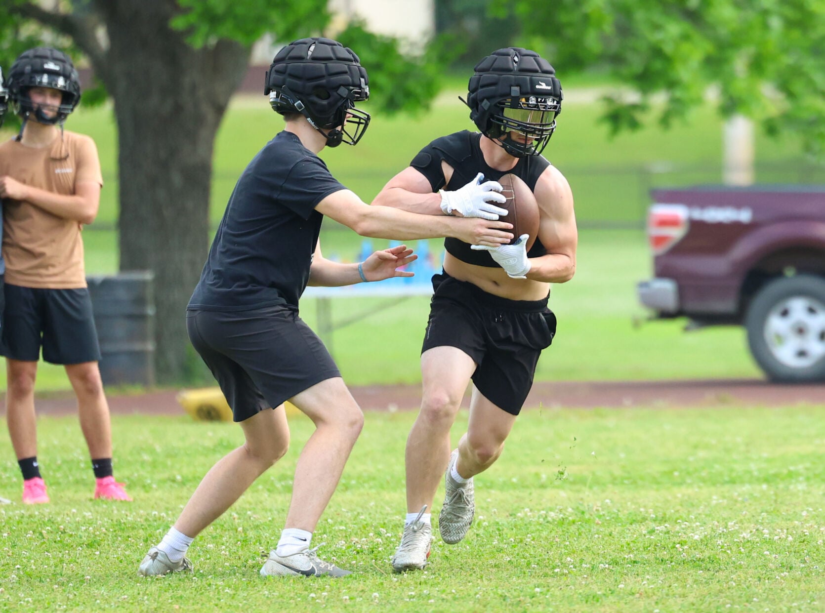 EARLY PRACTICE: Riders football aiming to develop during spring ...