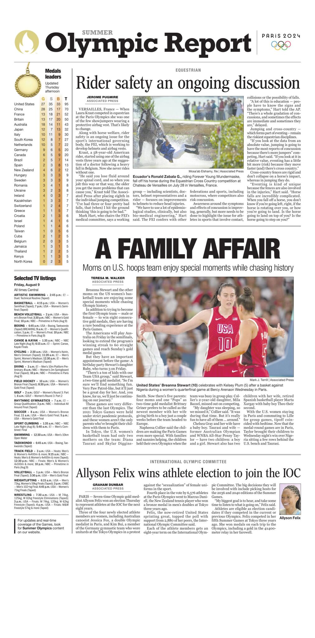 Friday Olympics Update | | tahlequahdailypress.com