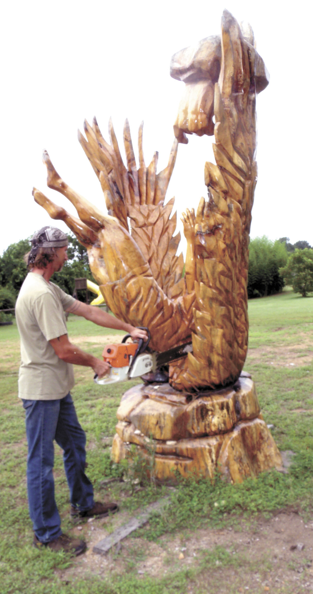 Wood tells sculptor what it wants to become | Features ...