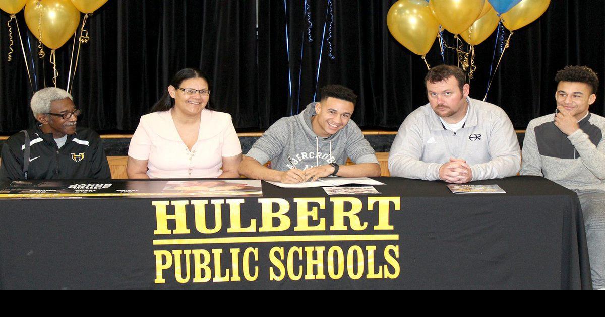 Hulbert's Jacob Bruce signs with NEO | Sports | tahlequahdailypress.com