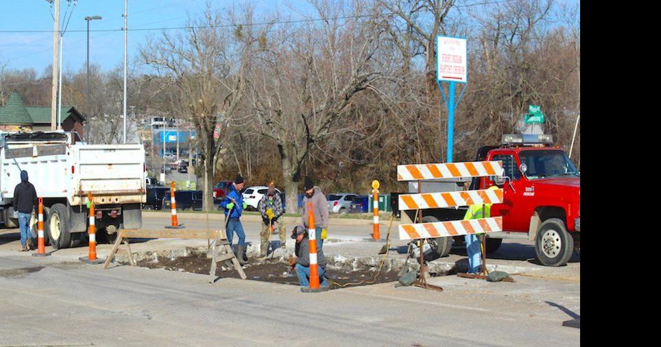 Street department making repairs to Downing | News ...