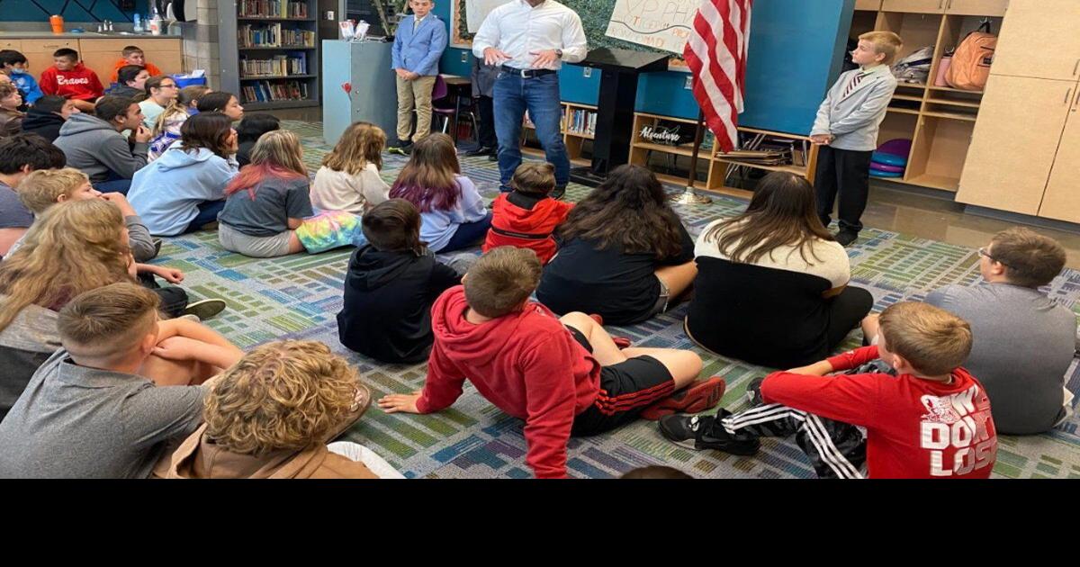 Congressman visits Heritage social studies classroom | News ...