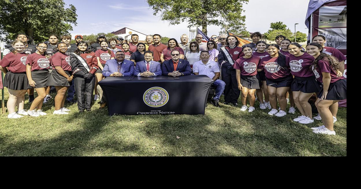 Hoskin, Warner sign $65M Sequoyah Schools Capital Plan | News | tahlequahdailypress.com