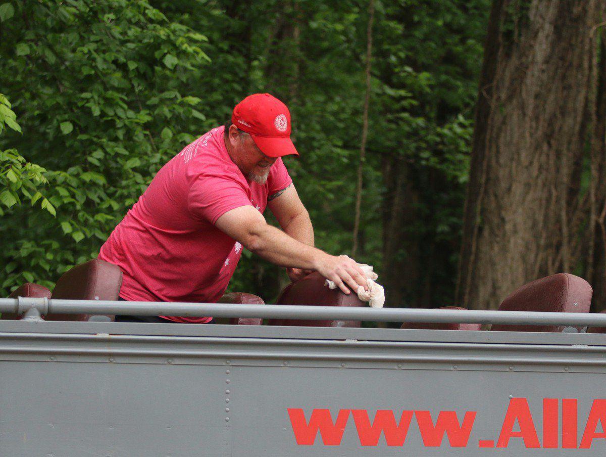 PADDLE PUSHERS: Floaters hit the Illinois River as a few outfits open ...