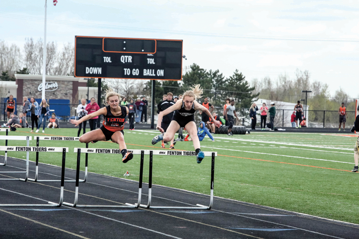Linden Track Sweeps Fenton Sports Coverage For Fenton Linden Holly
