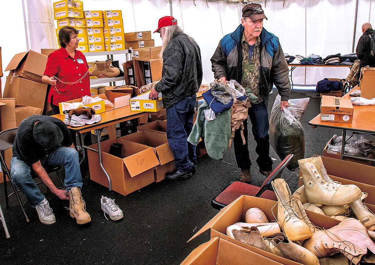 Hundreds of local veterans get a boost at annual Stand Down event