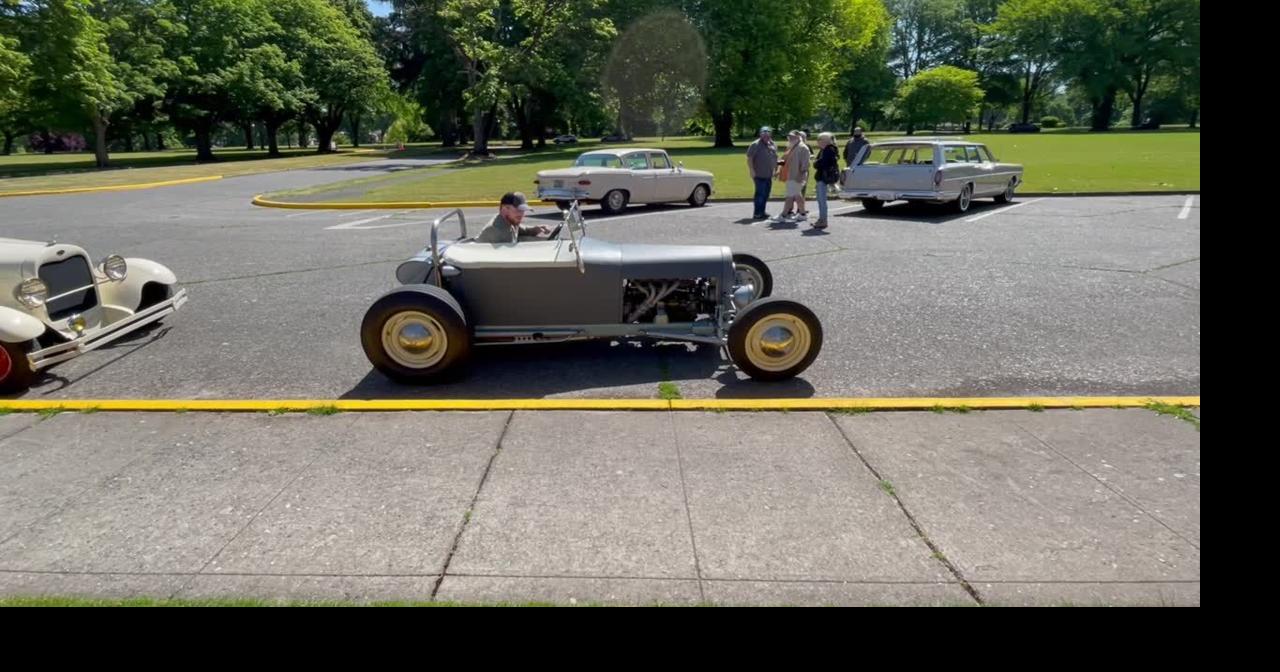 WATCH: Vintage cars drive through Longview Centennial Car Show