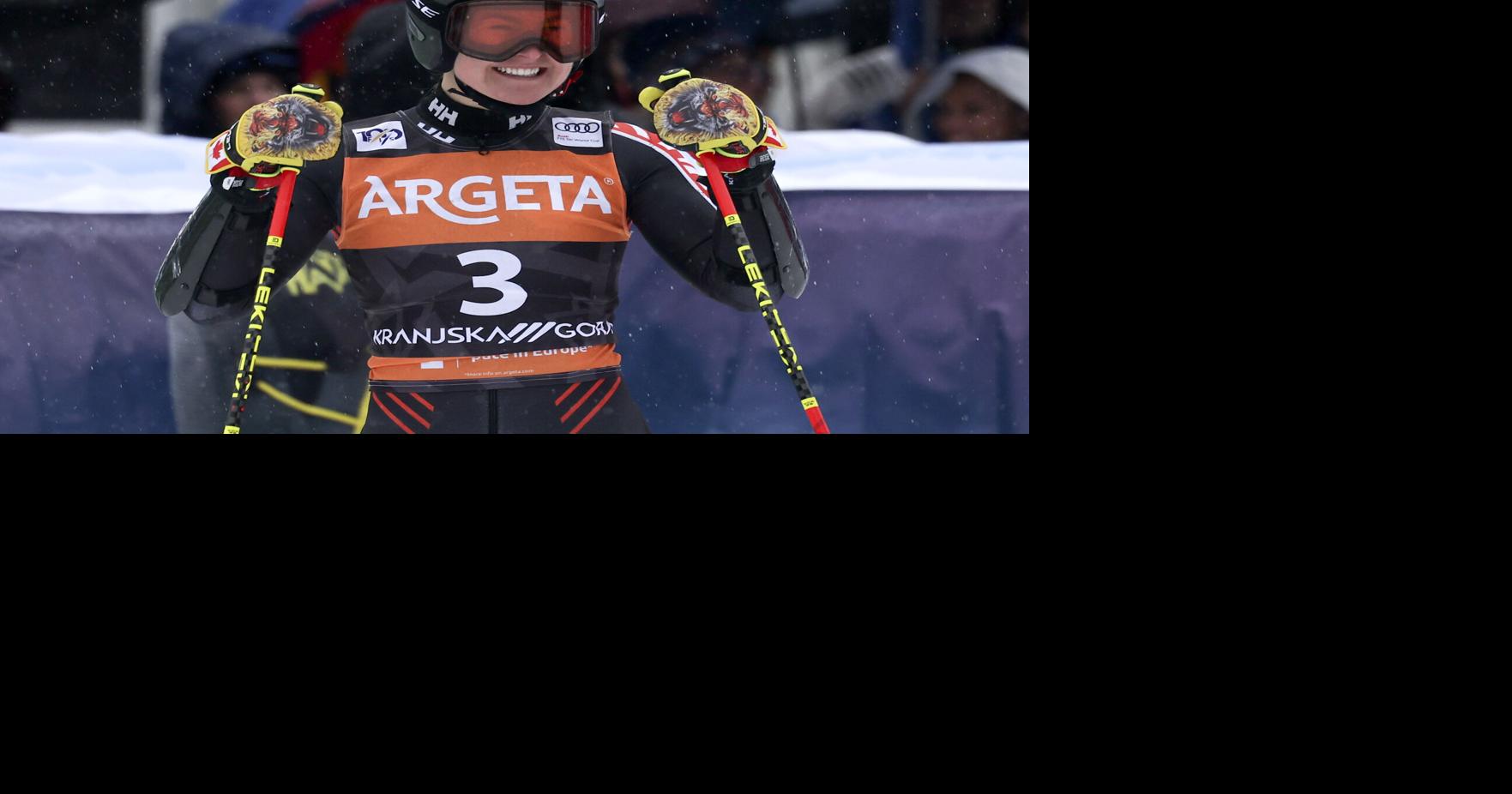 Canadian Grenier wins rain-marred World Cup GS for second career victory