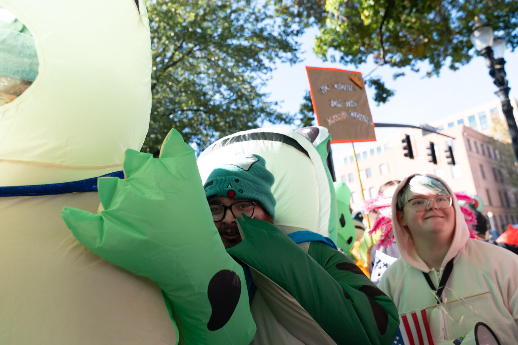 Protest Frog, 5 others arrested near ICE building after Border Patrol ...