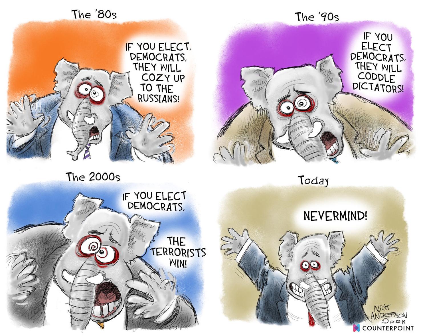 Editorial cartoons from The Washington Post
