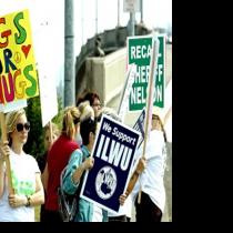 ILWU Ladies Auxiliary protests alleged police brutality