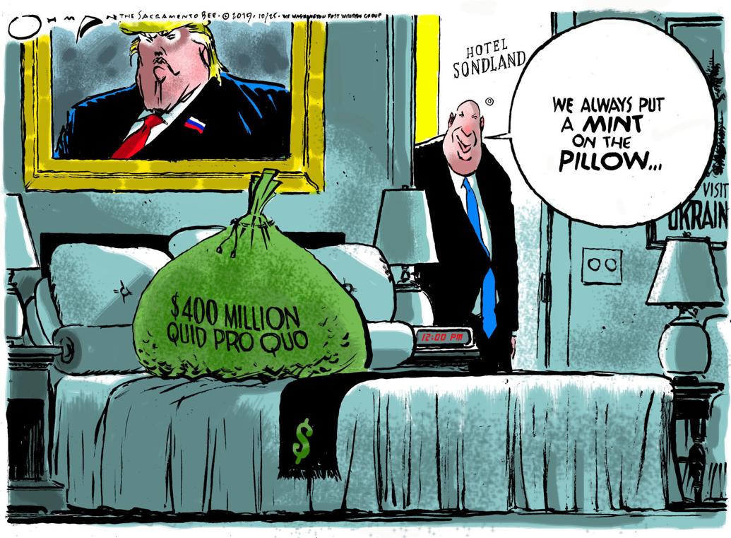Editorial cartoons from The Washington Post