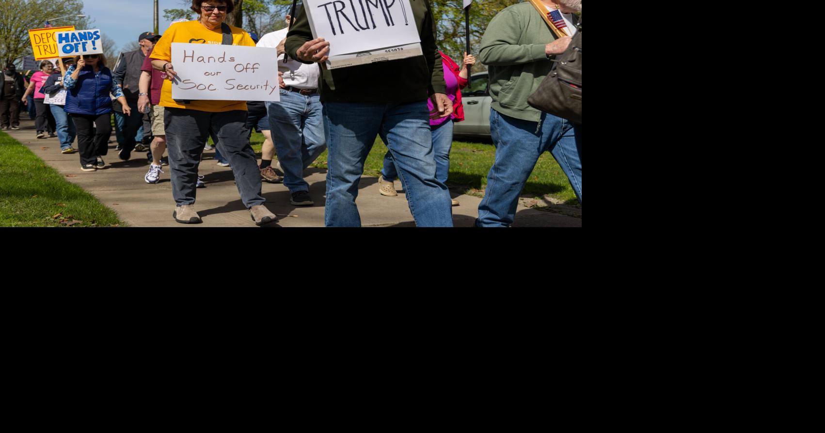 Hundreds join 'Hands Off!' protest in Longview