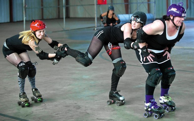 Blood, sweat and cheers: Local women embrace roller derby
