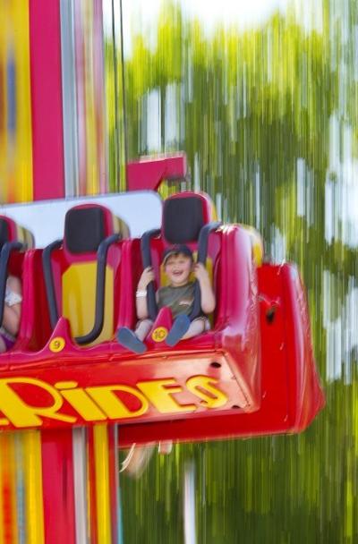News Photo: Cowlitz County Fair rides