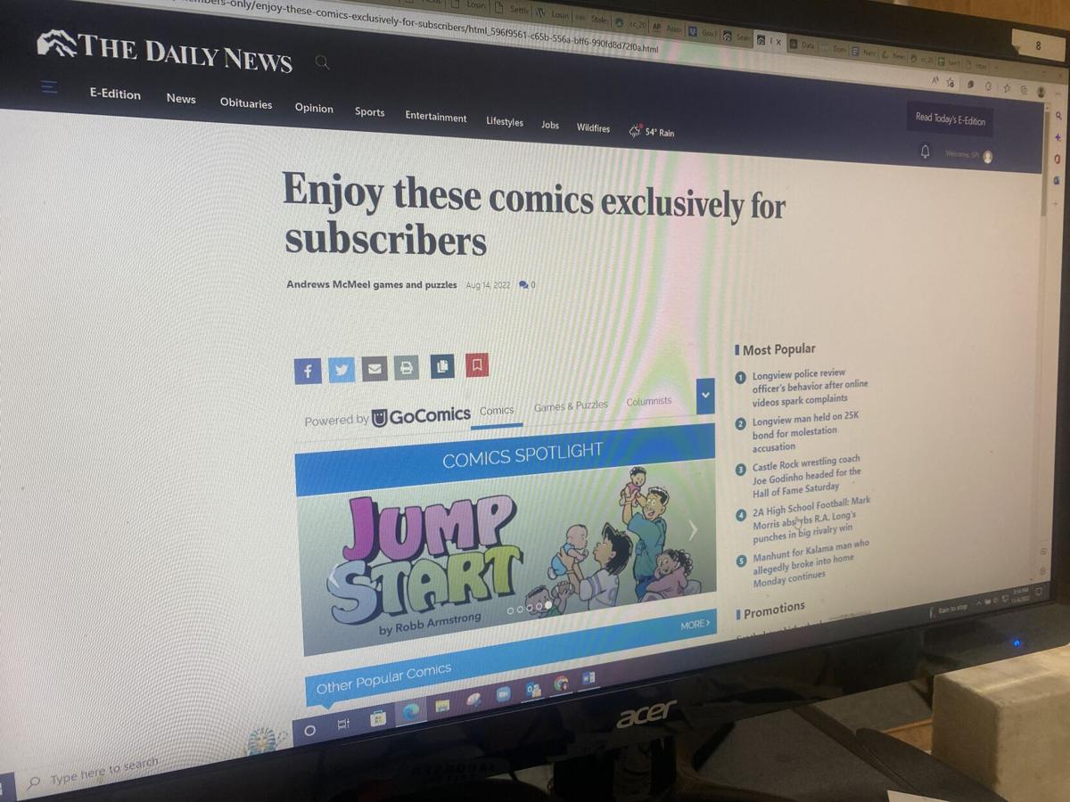 Letter from the editor: More comics are here (online at least)