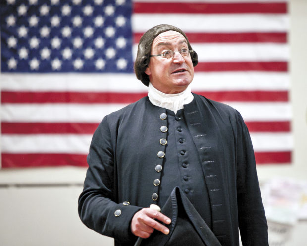 Long Beach students get a glimpse of 18th century with Patrick Henry visit