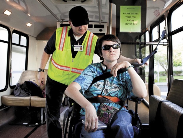 Bus service for the disabled tightens screening