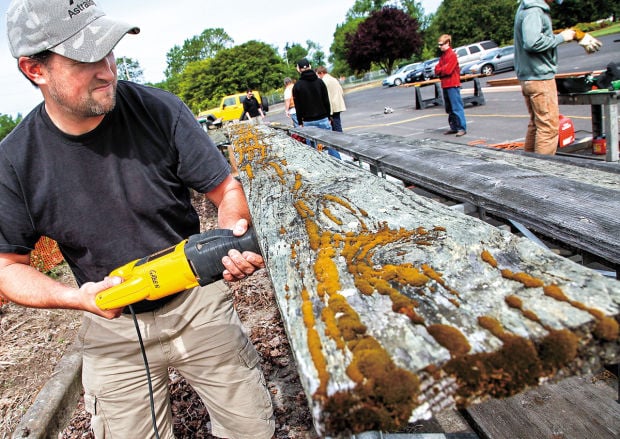 Eagle Scout quest brings better seating to annual timber competition