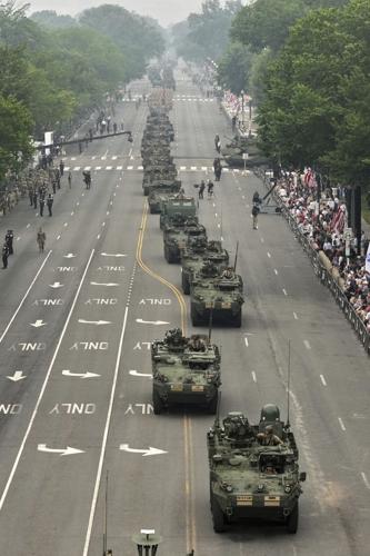 APTOPIX Trump Miltary Parade