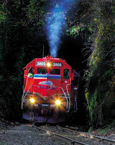 It's the end of the line for Weyerhaeuser Woods Railroad