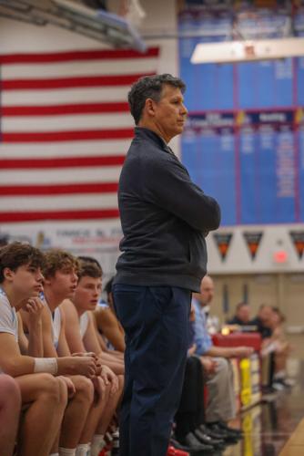 Mark Morris Basketball Coach Bill Bakamus