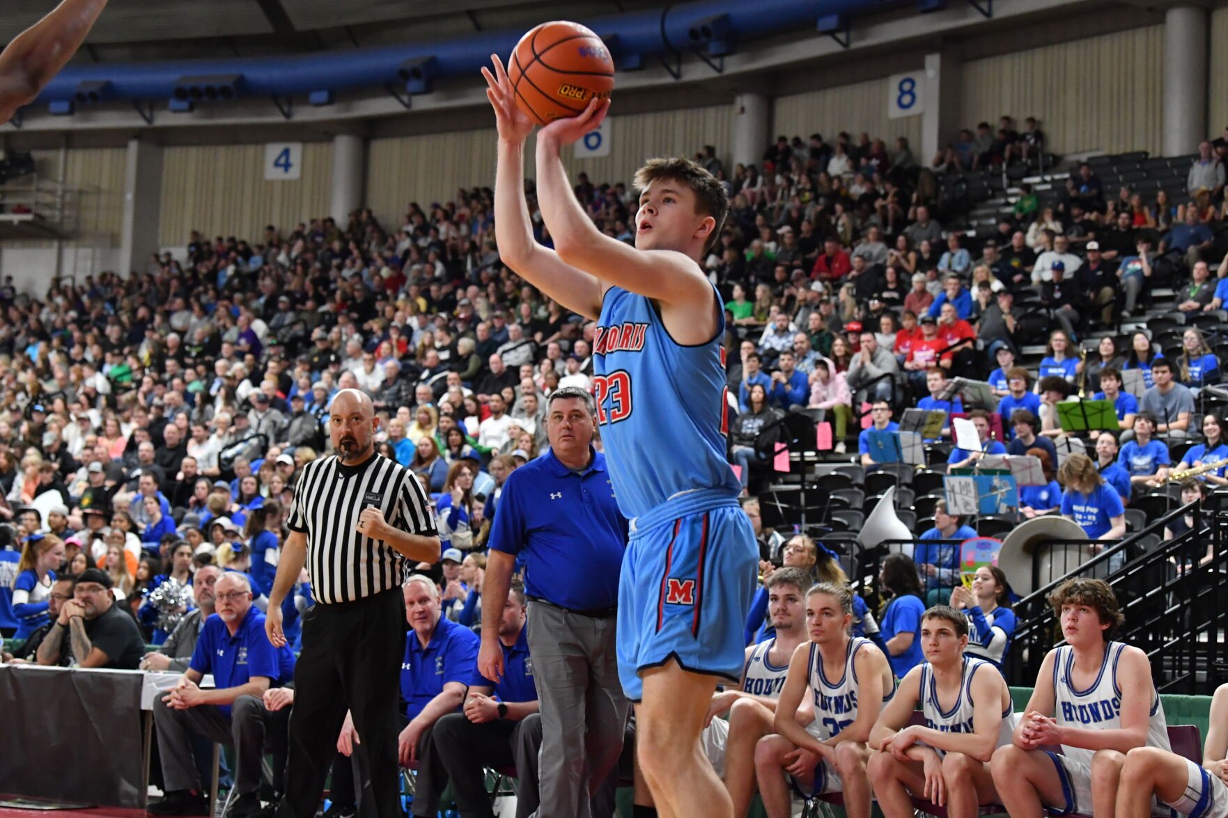 2A High School Boys Basketball: Gray gets hot, helps Mark Morris over ...