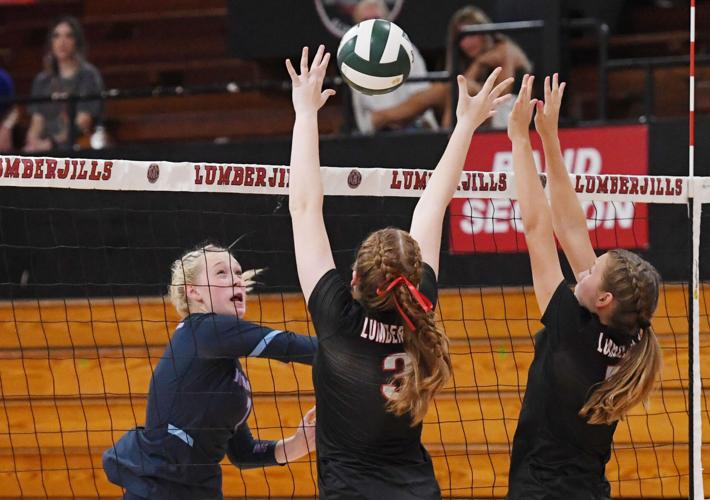 2A Volleyball: Mark Morris brings brooms to Lumberdome, sweeps R.A. Long