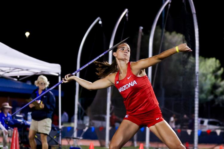 Kelso Erin Tack breaks University Arizona javelin record