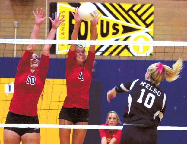 View from the scorer's table: Mark Morris 3, Kelso 0 (volleyball)