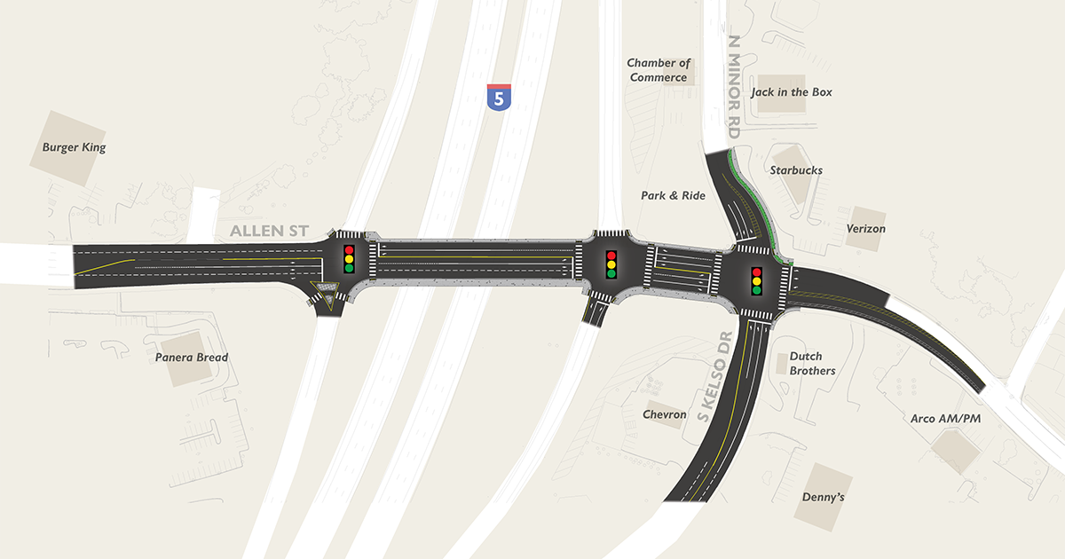 Public leaning toward traffic light changes in Allen Street redesign