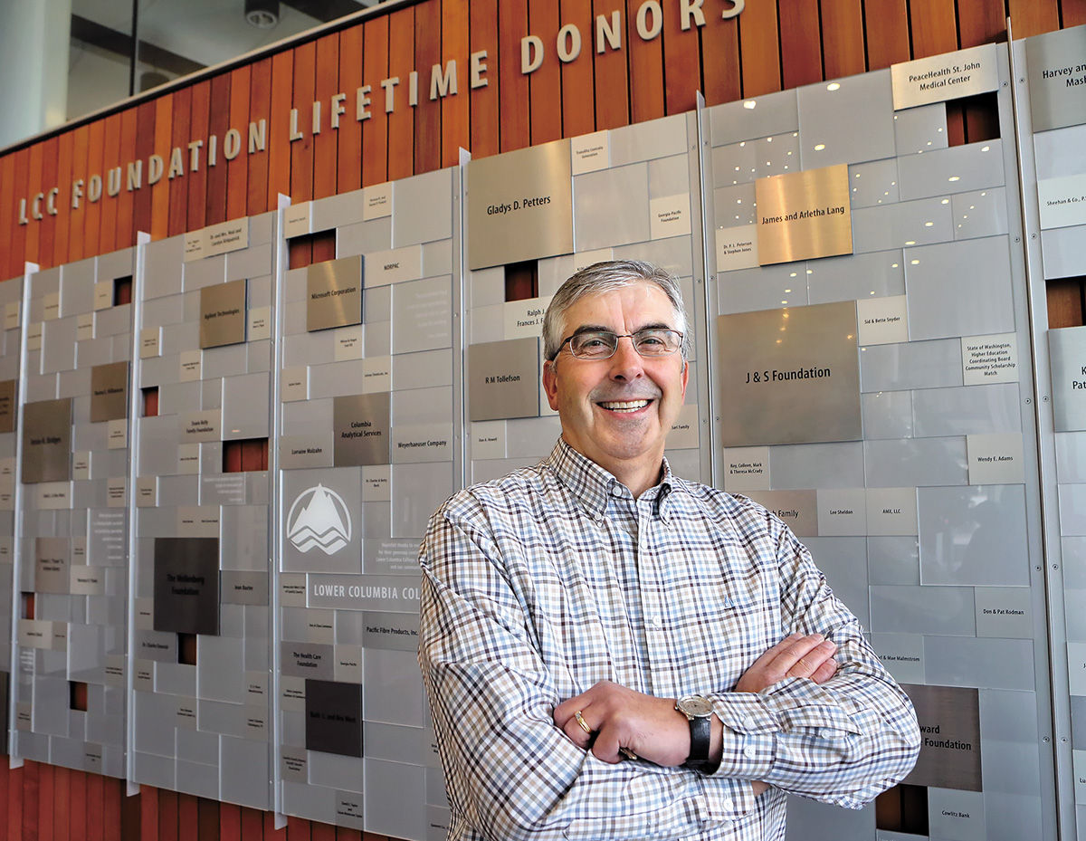 Steve Vincent is Lower Columbia College's Benefactor of the Year