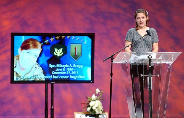 Public Federal Way memorial honors Spc. Mikayla Bragg