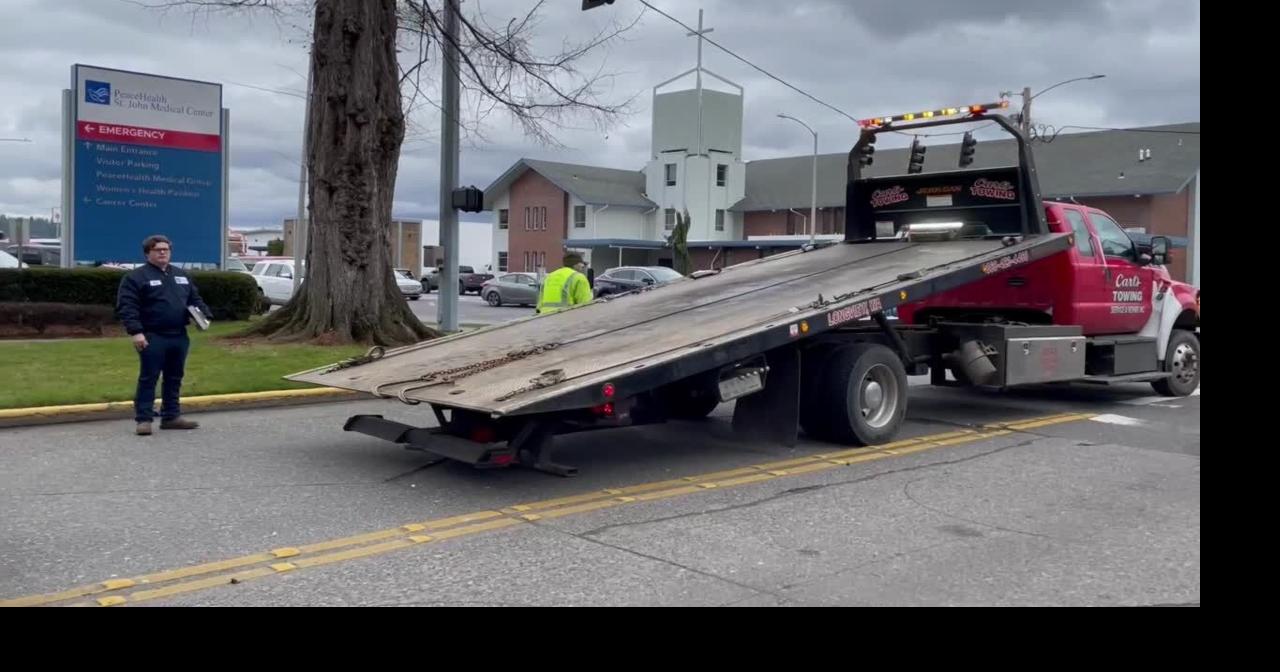 Police respond to two-car crash outside Longview hospital