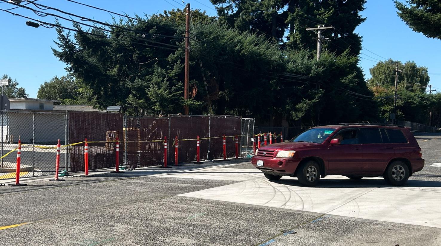 New Cowlitz County Event Center entryway nears completion