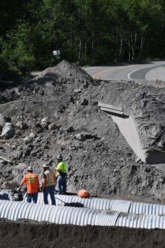 WSDOT cleans Coldwater debris slide
