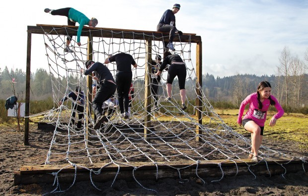 Castle Rock obstacle course challenges runners in first Sand and Misery ...
